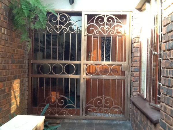 front fixed security gate | Robotic Steelworks